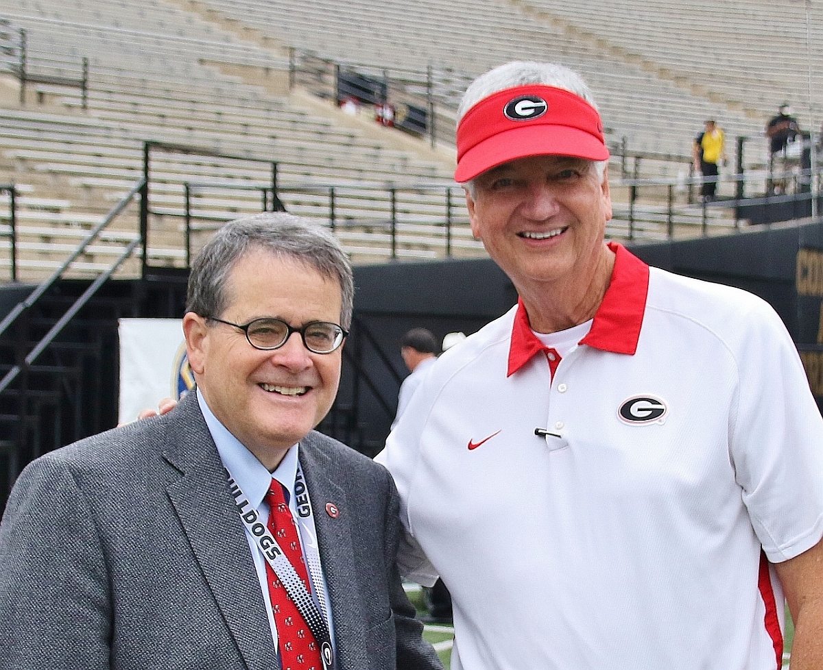 Jere Morehead and Chuck Dowdle (Photo by Rob Saye) – Bulldawg Illustrated