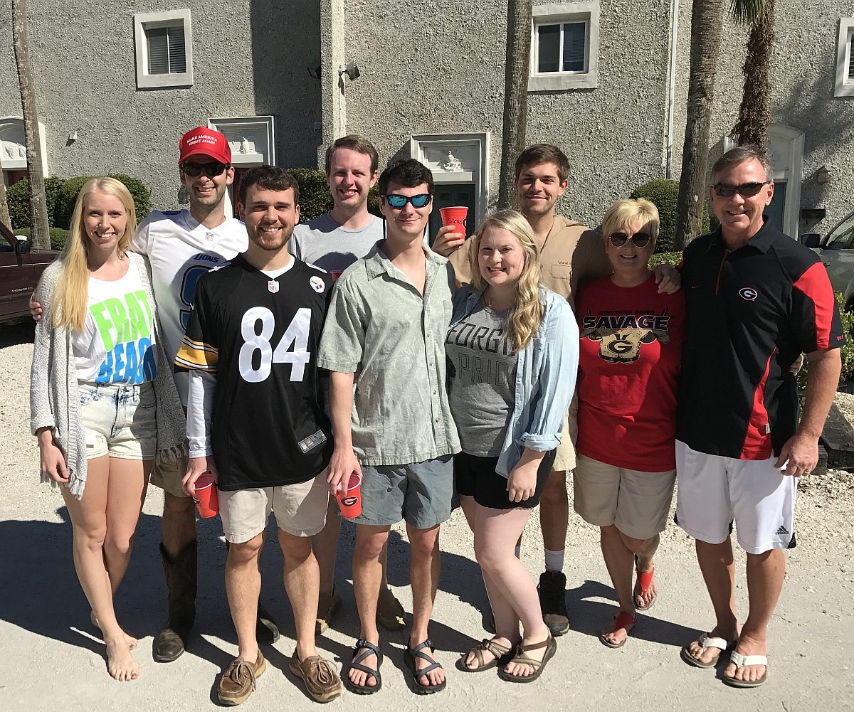 (Front) Braxton Bell, Paul Capista, Kaitlyn Collins; (back) Tiffani ...