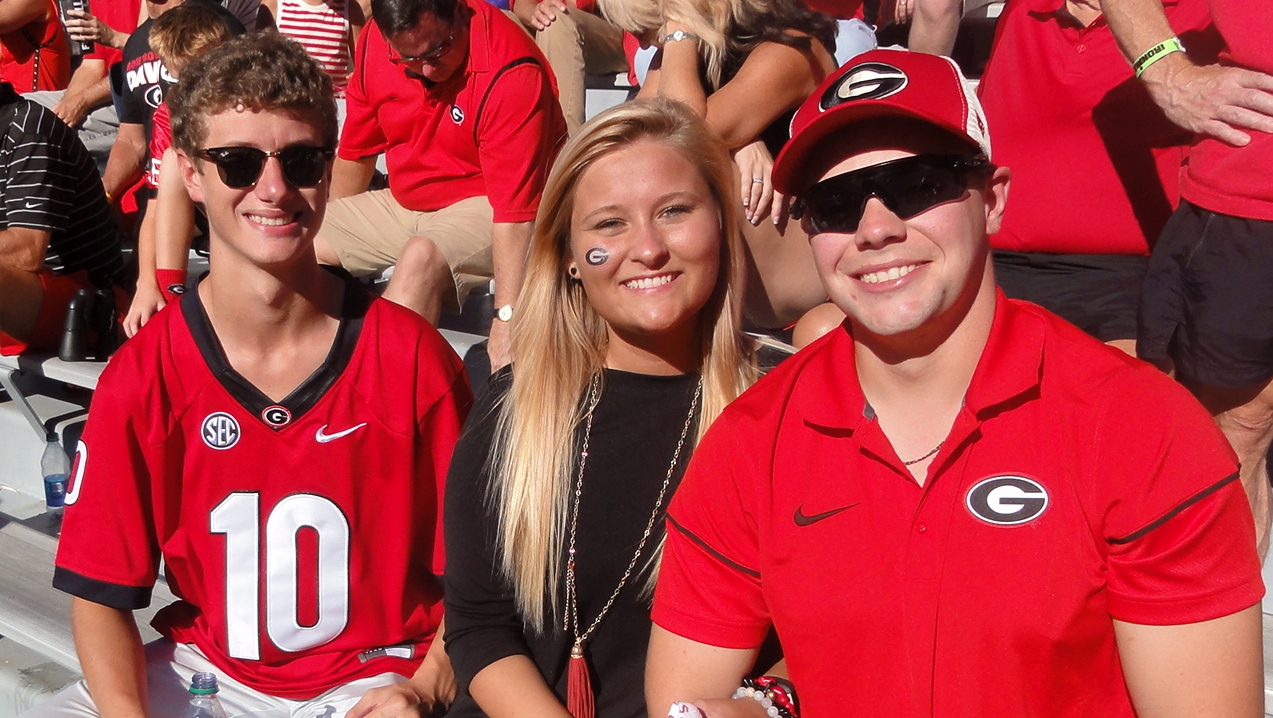 Jacob Schultz, Abbey Flynn and Blake Schultz – Bulldawg Illustrated