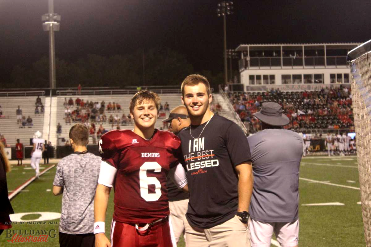 Dylan Fromm (6) with brother Jake Fromm (right) – Bulldawg Illustrated